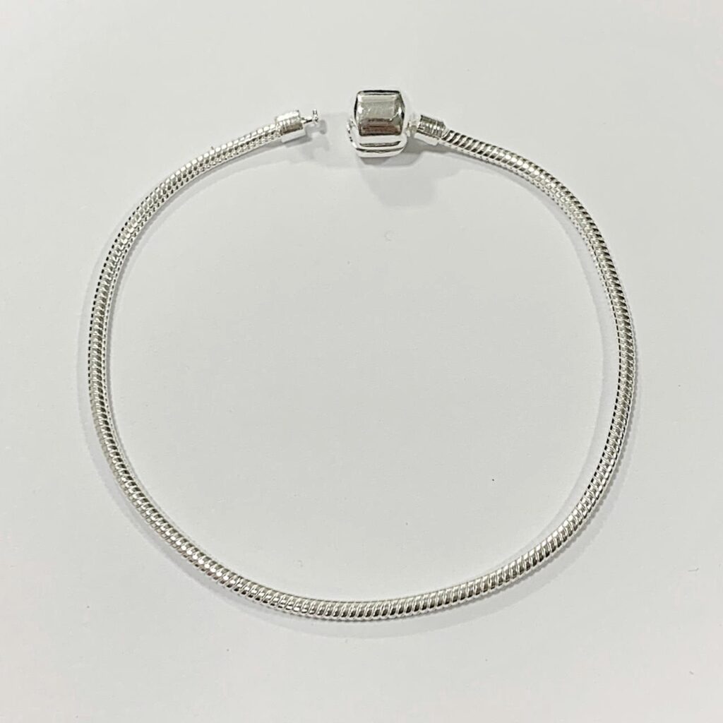 Pulseira Tipo Pandora Fecho Liso - Plínio Joias